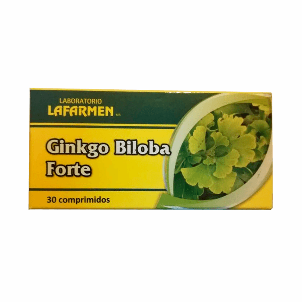Ginkgo Biloba Forte x 30 comp - farmaciasdelpueblo