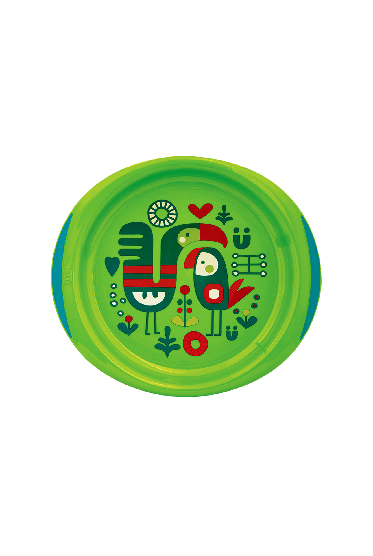 Set de Platos Verde +12 meses x 2 unid - farmaciasdelpueblo