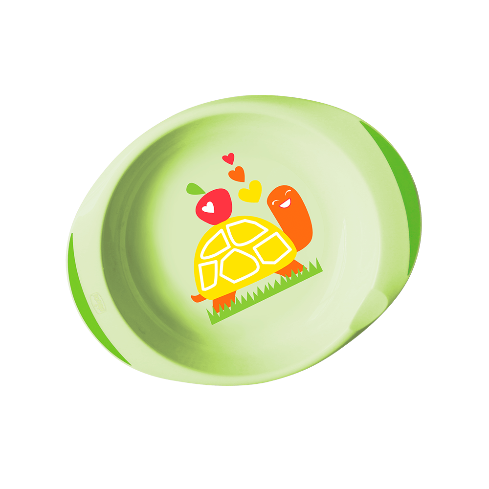Set de Platos Verde +12 meses x 2 unid - farmaciasdelpueblo