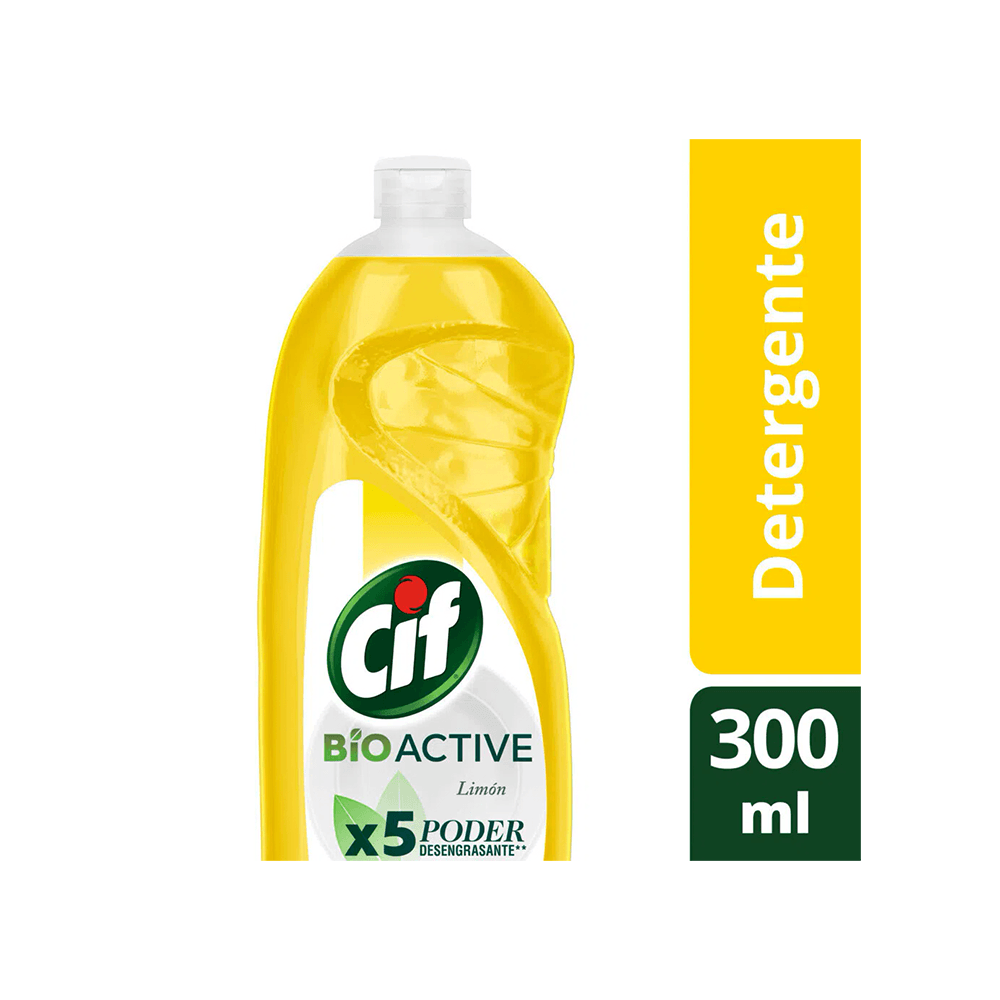 Detergente Cif Bioactive Limón x 300 ml - farmaciasdelpueblo