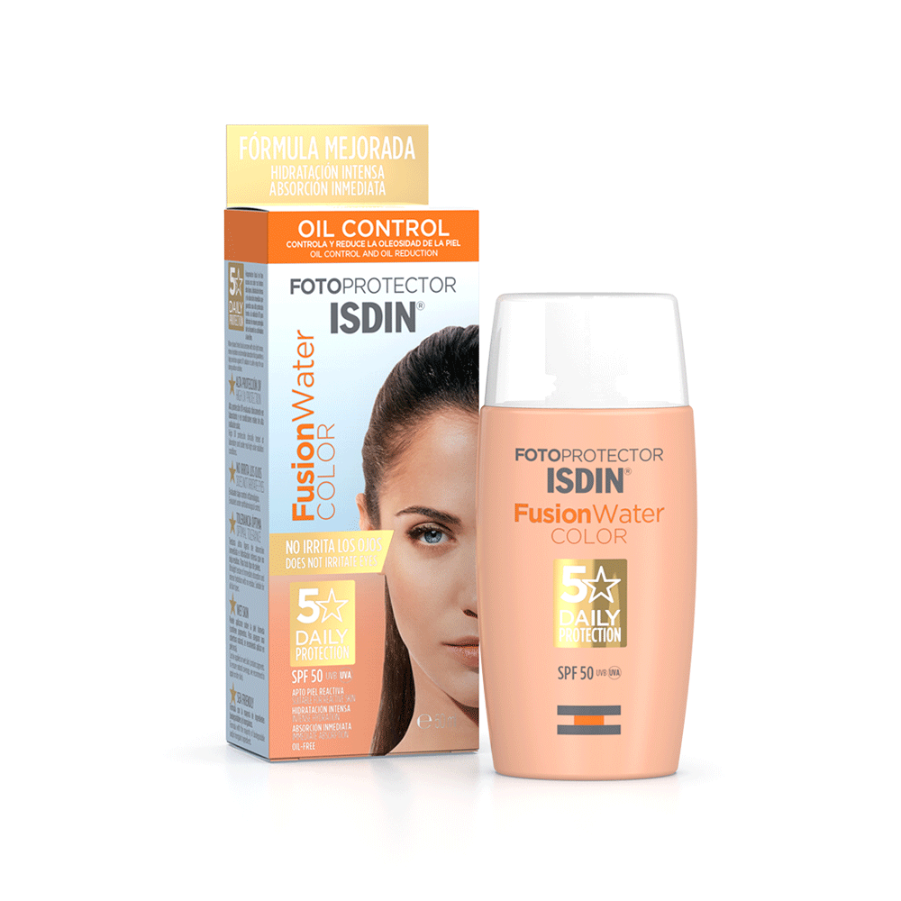 Fotoprotector Isdin Fusion Water Color Medium SPF50 x 50 ml ...