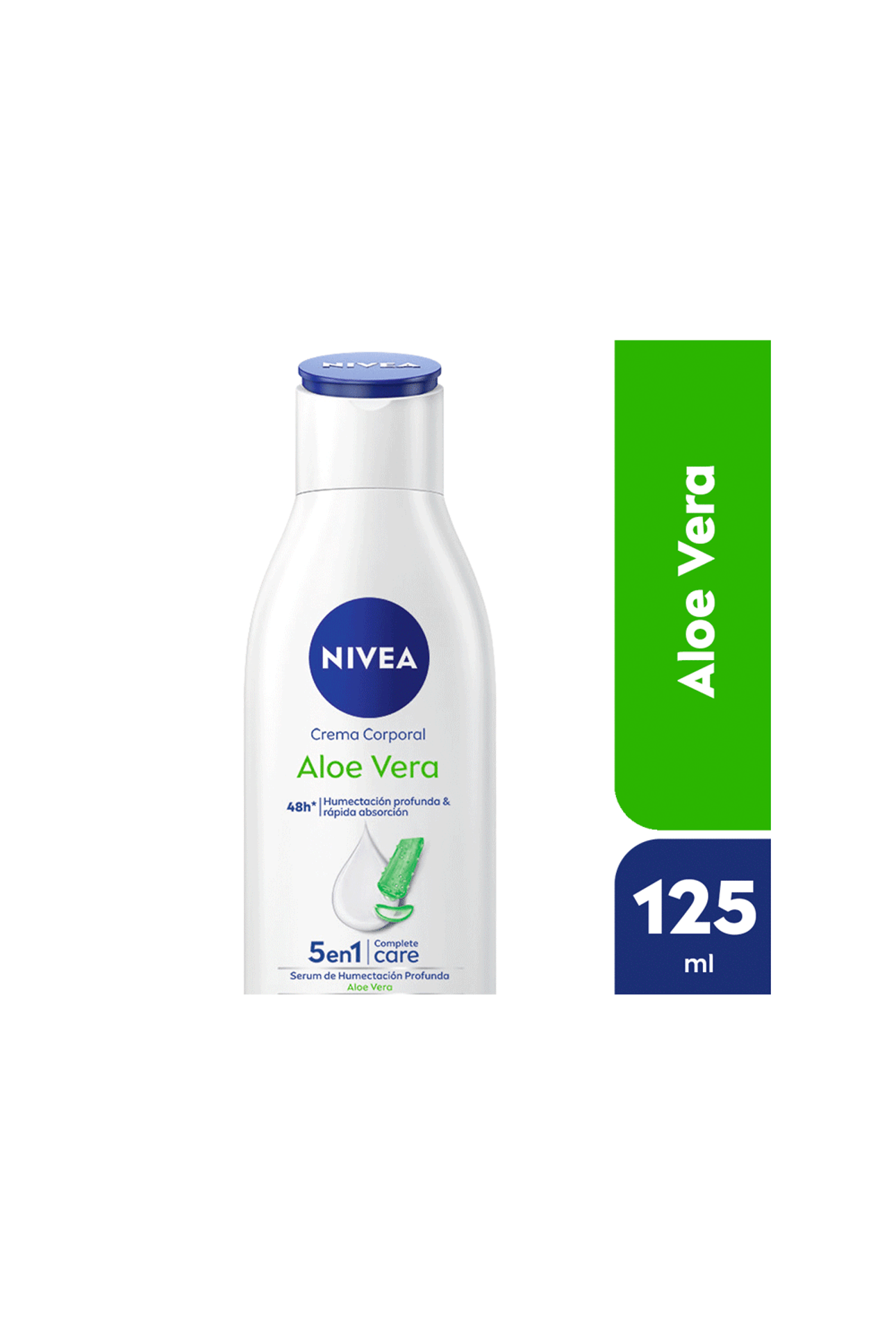 Crema Corporal Aloe Vera 5 en 1 Nivea x 125 ml - farmaciasdelpueblo