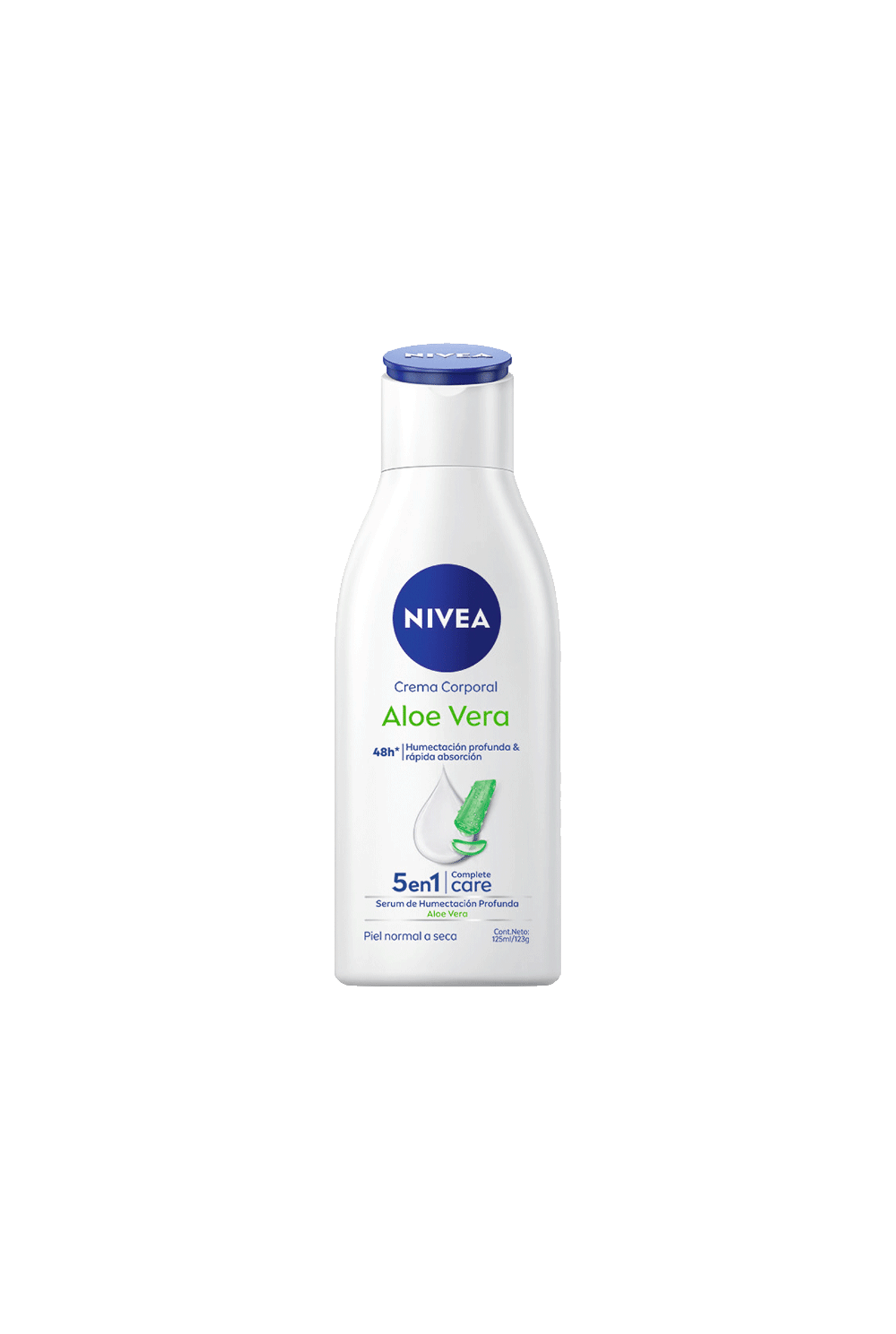 Crema Corporal Aloe Vera 5 en 1 Nivea x 125 ml - farmaciasdelpueblo