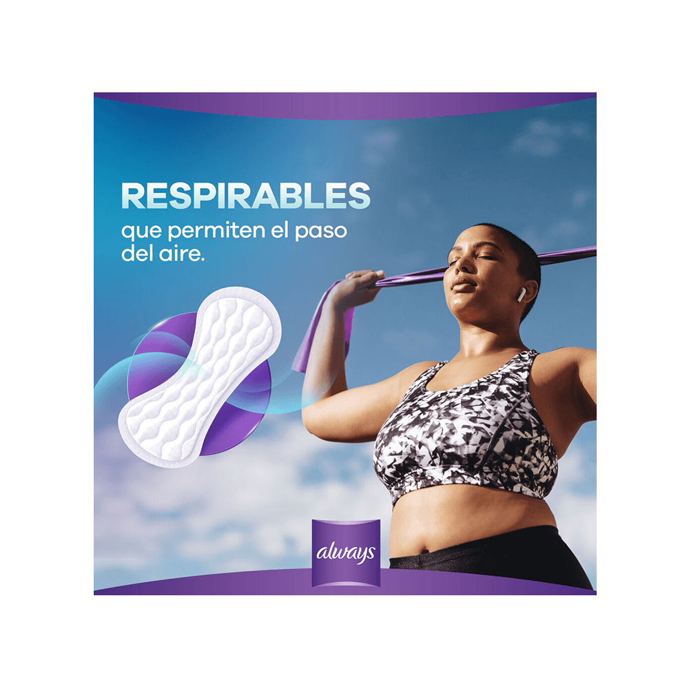 Protectores Diarios Always Plus Respirable x 15 un - farmaciasdelpueblo