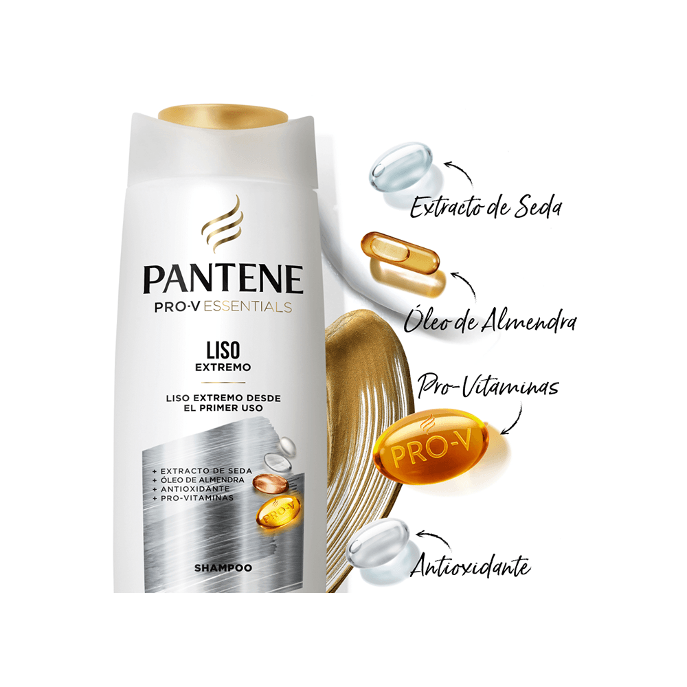 Shampoo Pantene Liso Extremo x 200ml - farmaciasdelpueblo