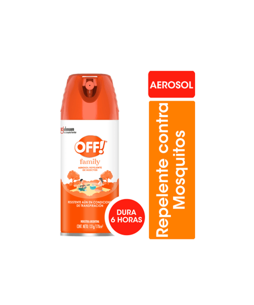 Repelente Para Mosquitos Off Aerosol Family x 170ml - farmaciasdelpueblo