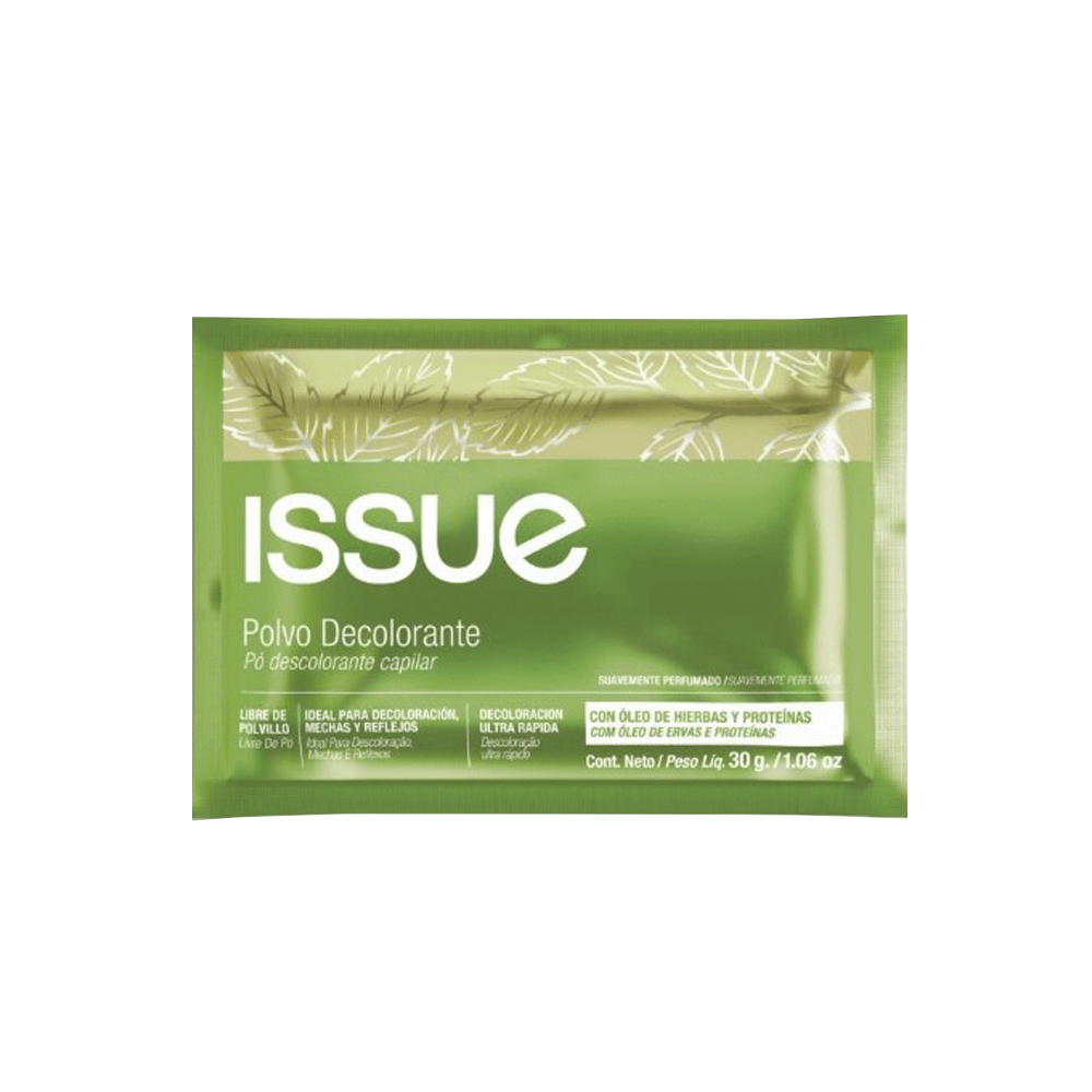 Decolorante Issue en Polvo Aclaración y Cuidado x 30 gr ...