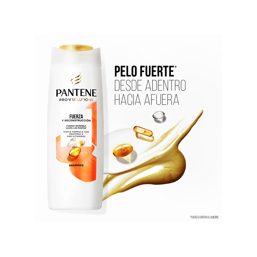 Shampoo Pantene Pro V Fuerza Y Reconstruccion x 400 ml - farmaciasdelpueblo