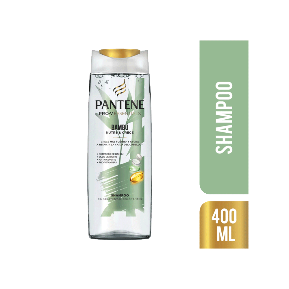 Shampoo Pantene Bambú x 400ml - farmaciasdelpueblo