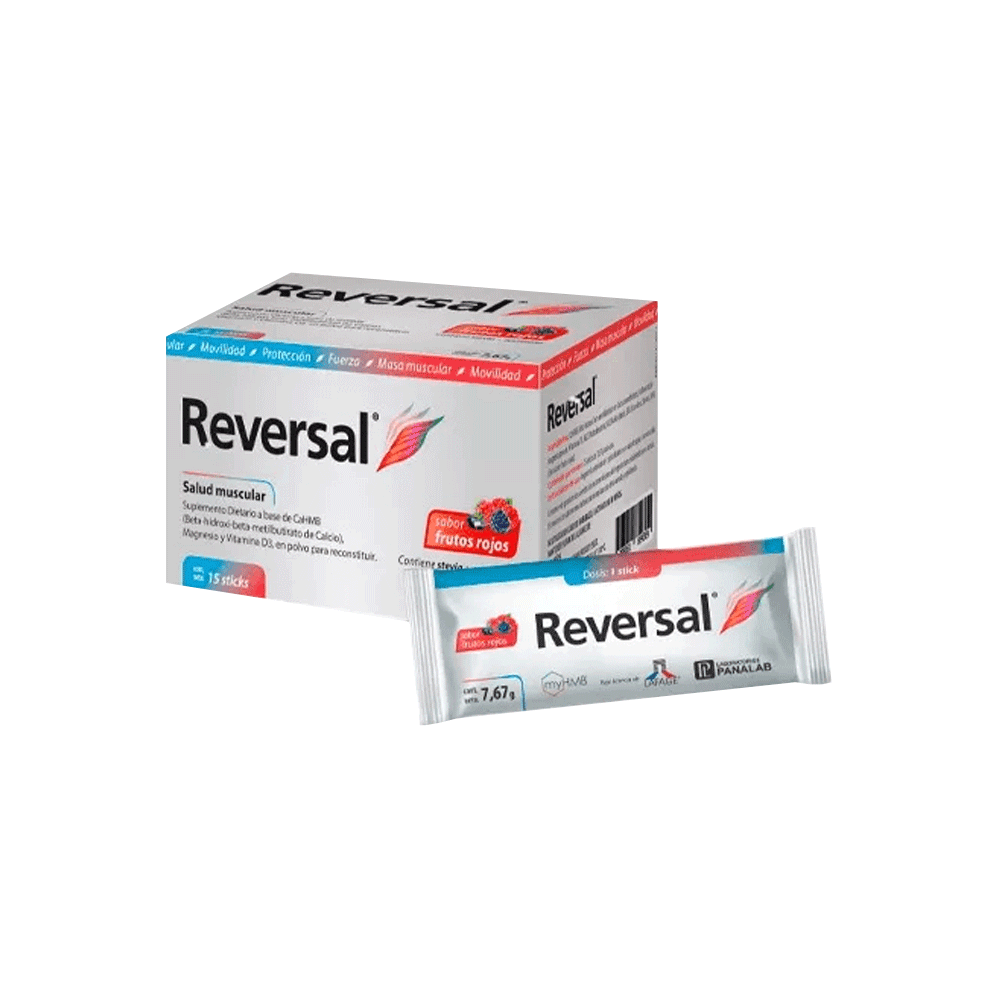 Suplemento Nutricional Reversal Sticks caja x 15 unid - farmaciasdelpueblo