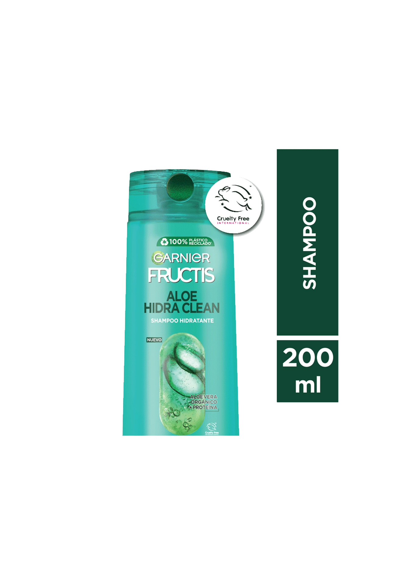 Shampoo Fructis Garnier Aloe Hidra Clean x 200 ml - farmaciasdelpueblo