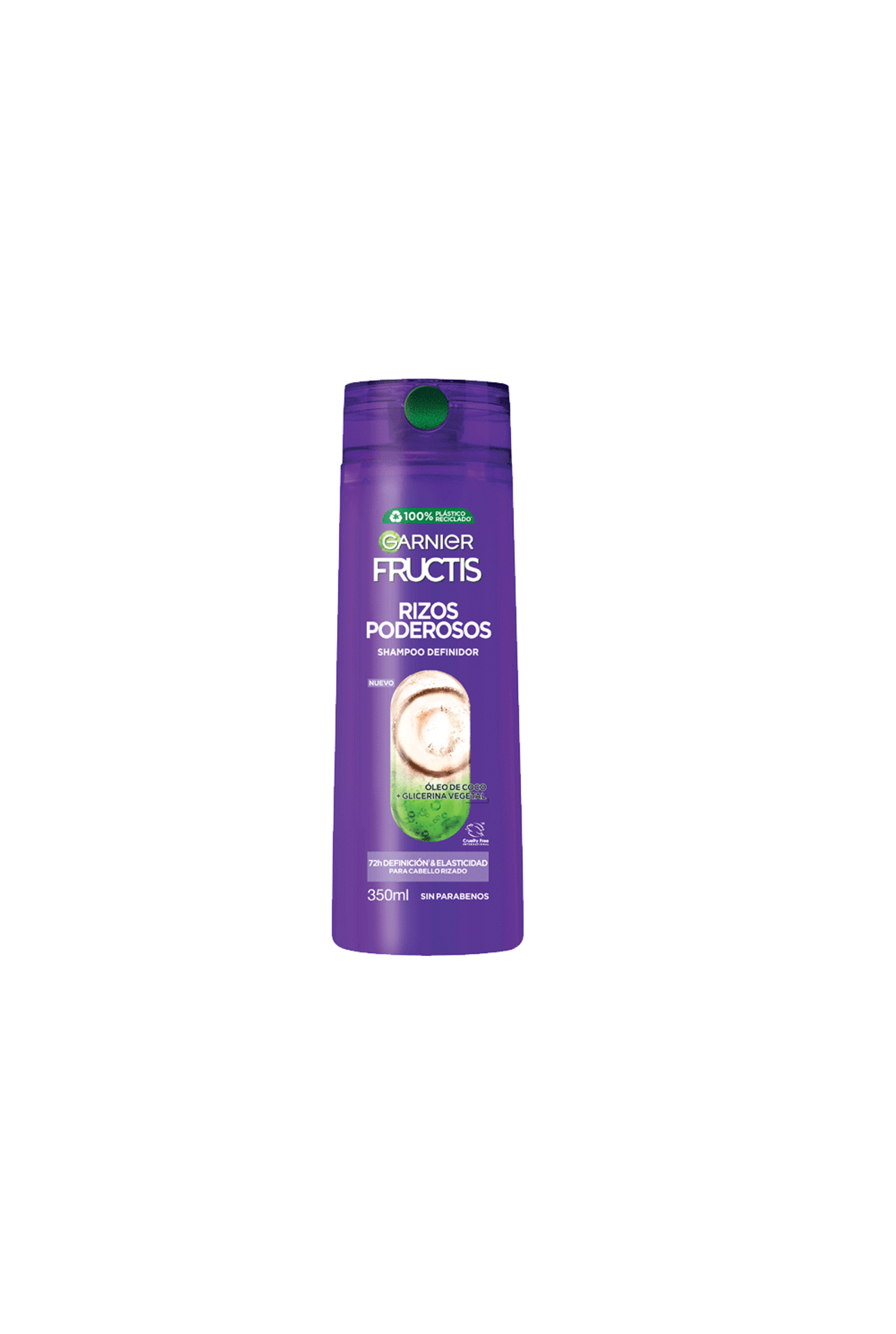 Shampoo Fructis Garnier Rizos Poderosos x 350 ml - farmaciasdelpueblo