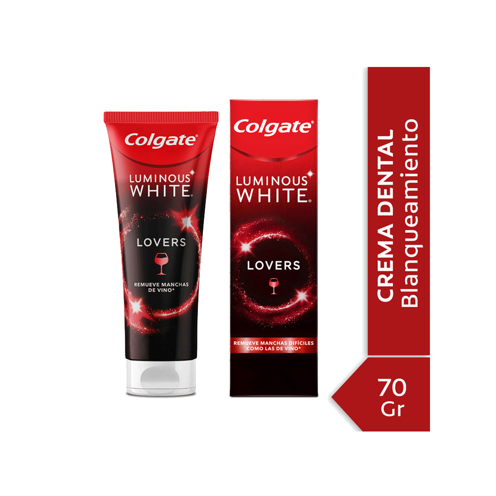 Crema Dental Colgate Luminous White Lovers Vino x 70 gr ...