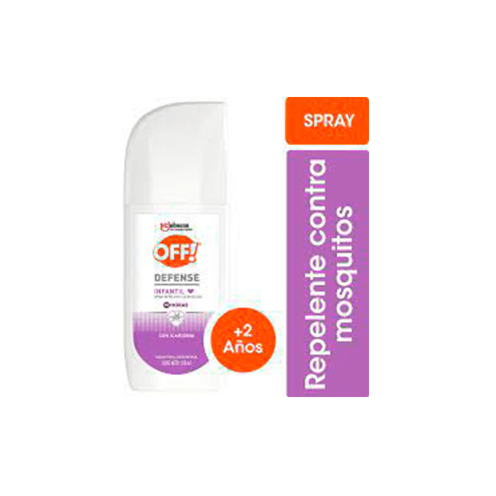 Repelente Off Defense Infantil Spray x 100 ml - farmaciasdelpueblo