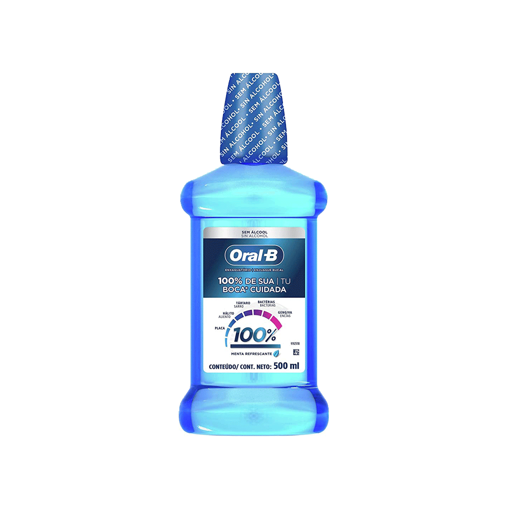 Enjuague Bucal Oral B Rinse x 500 ml - farmaciasdelpueblo