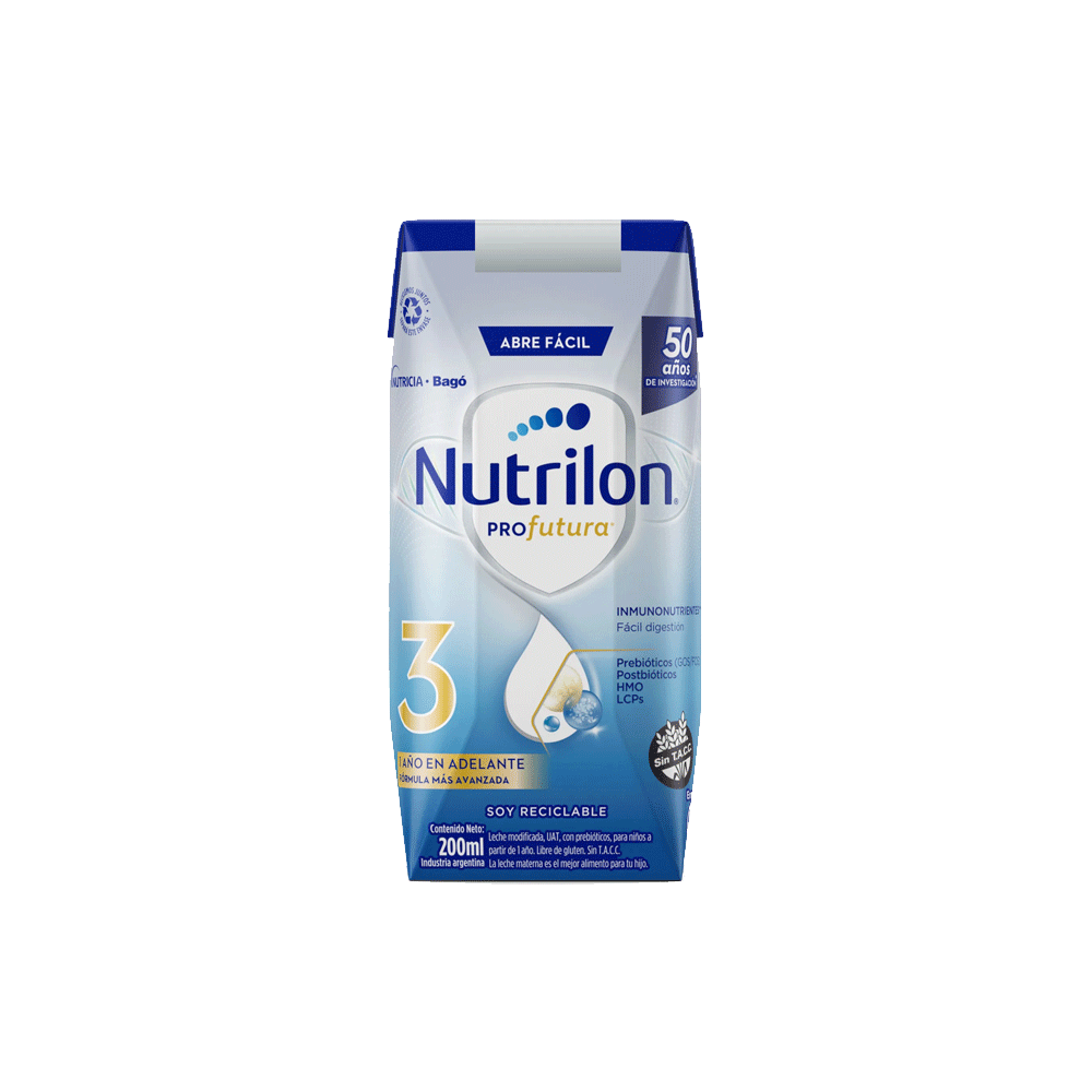 Leche Infantil Nutrilon Etapa 3 Profutura Brik x 200ml - farmaciasdelpueblo