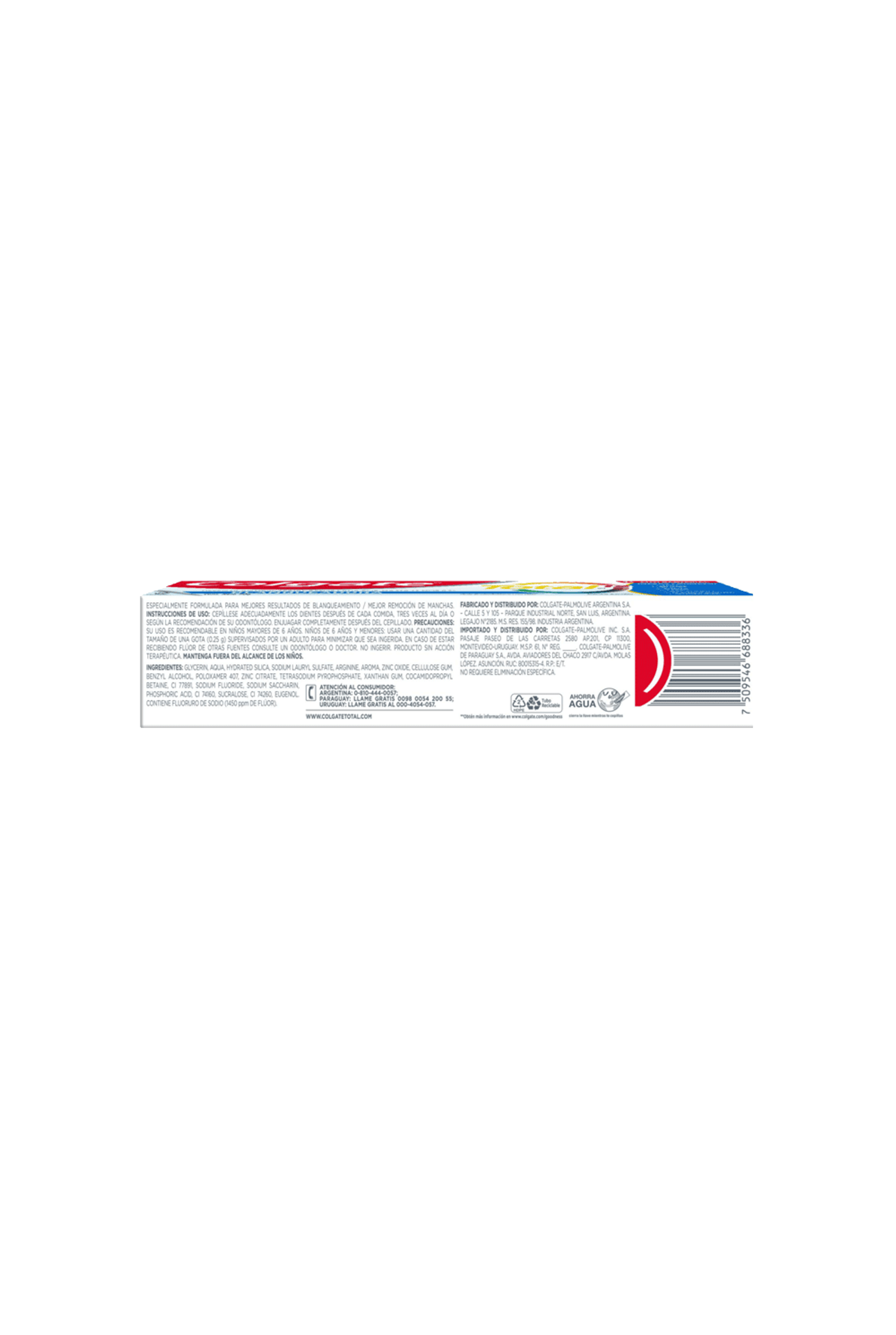Crema Dental Colgate Total 12 Blanqueadora x 90 gr - farmaciasdelpueblo