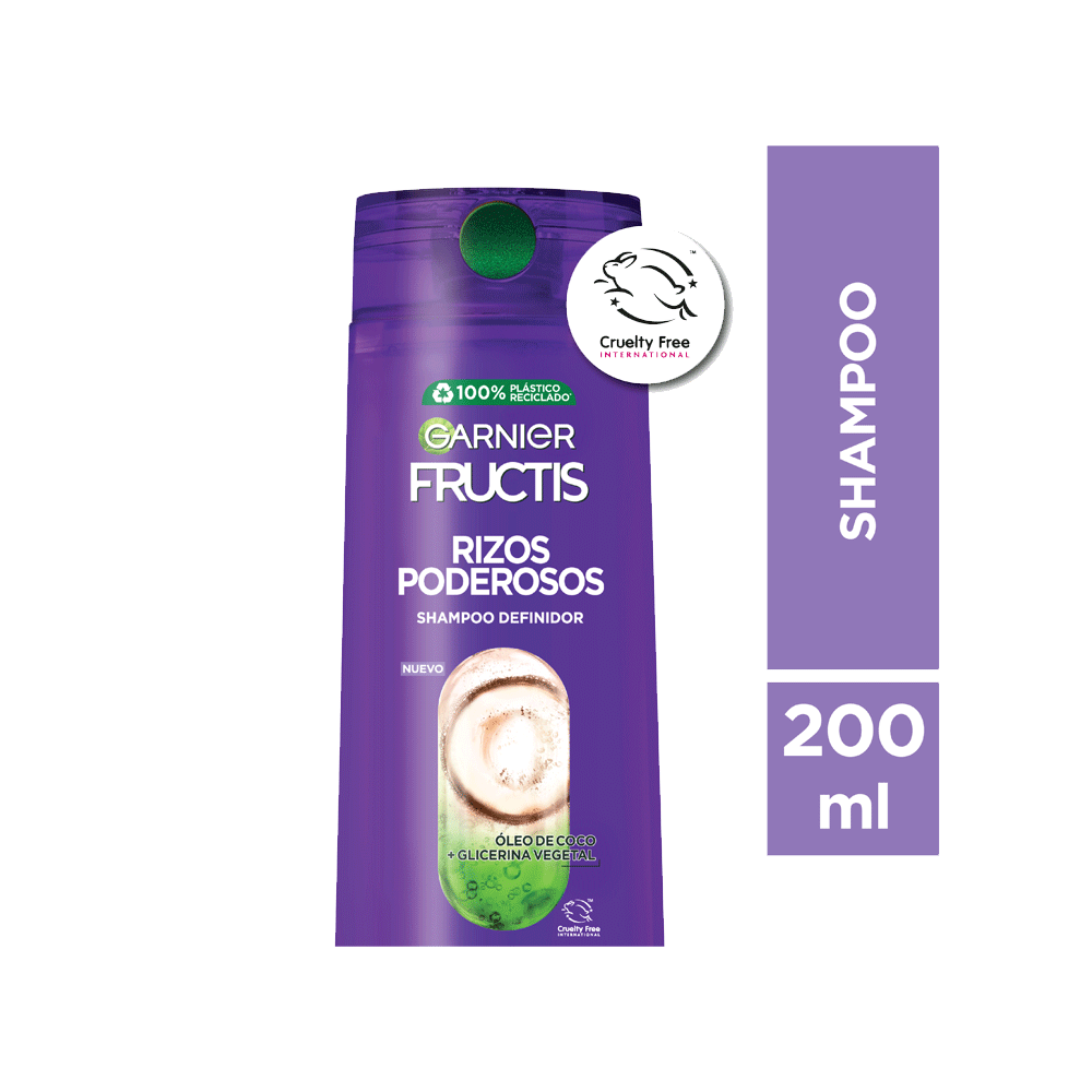 Shampoo Fructis Garnier Rizo Manejable x 200ml - farmaciasdelpueblo