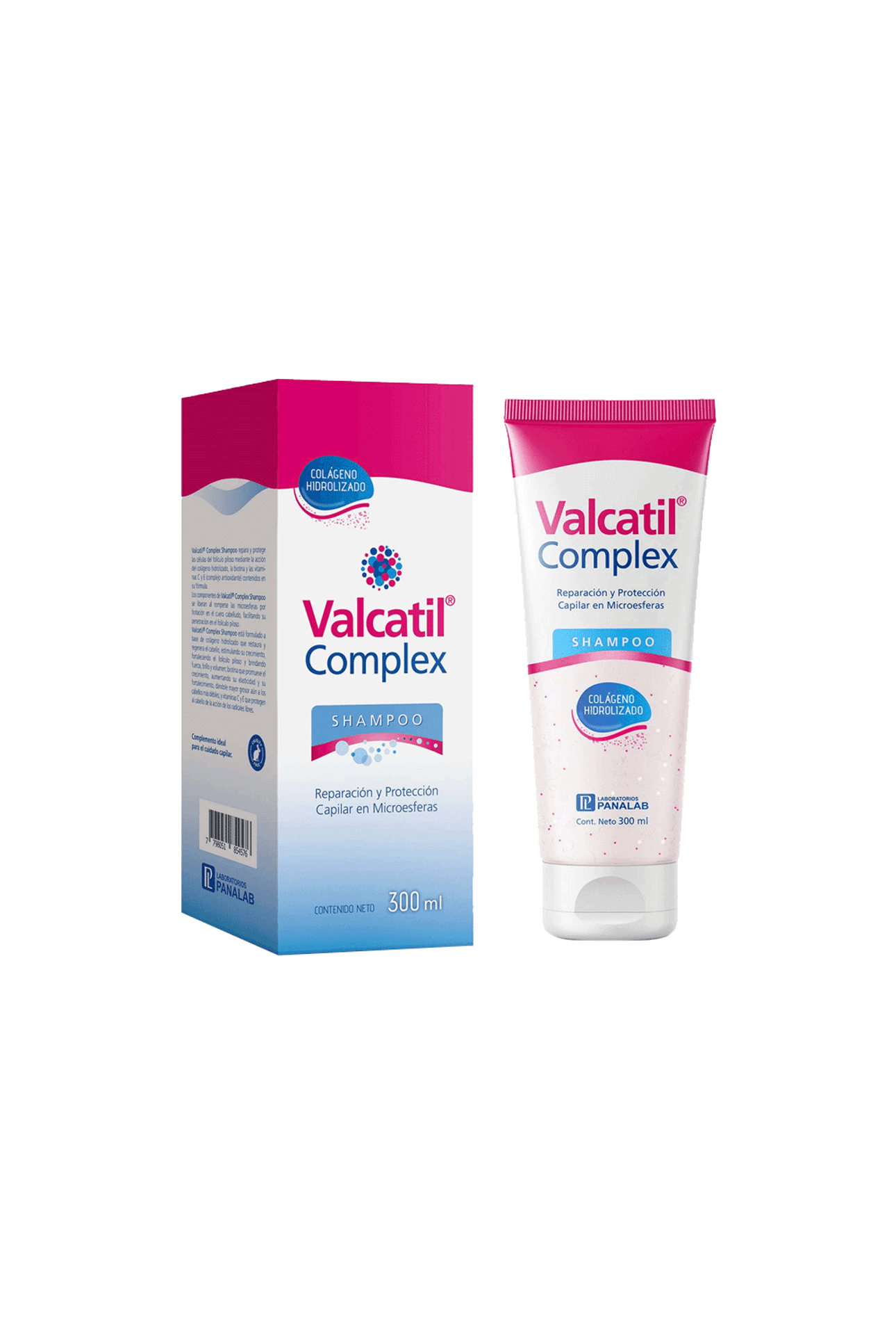 Shampoo Valcatil Complex x 300 ml - farmaciasdelpueblo