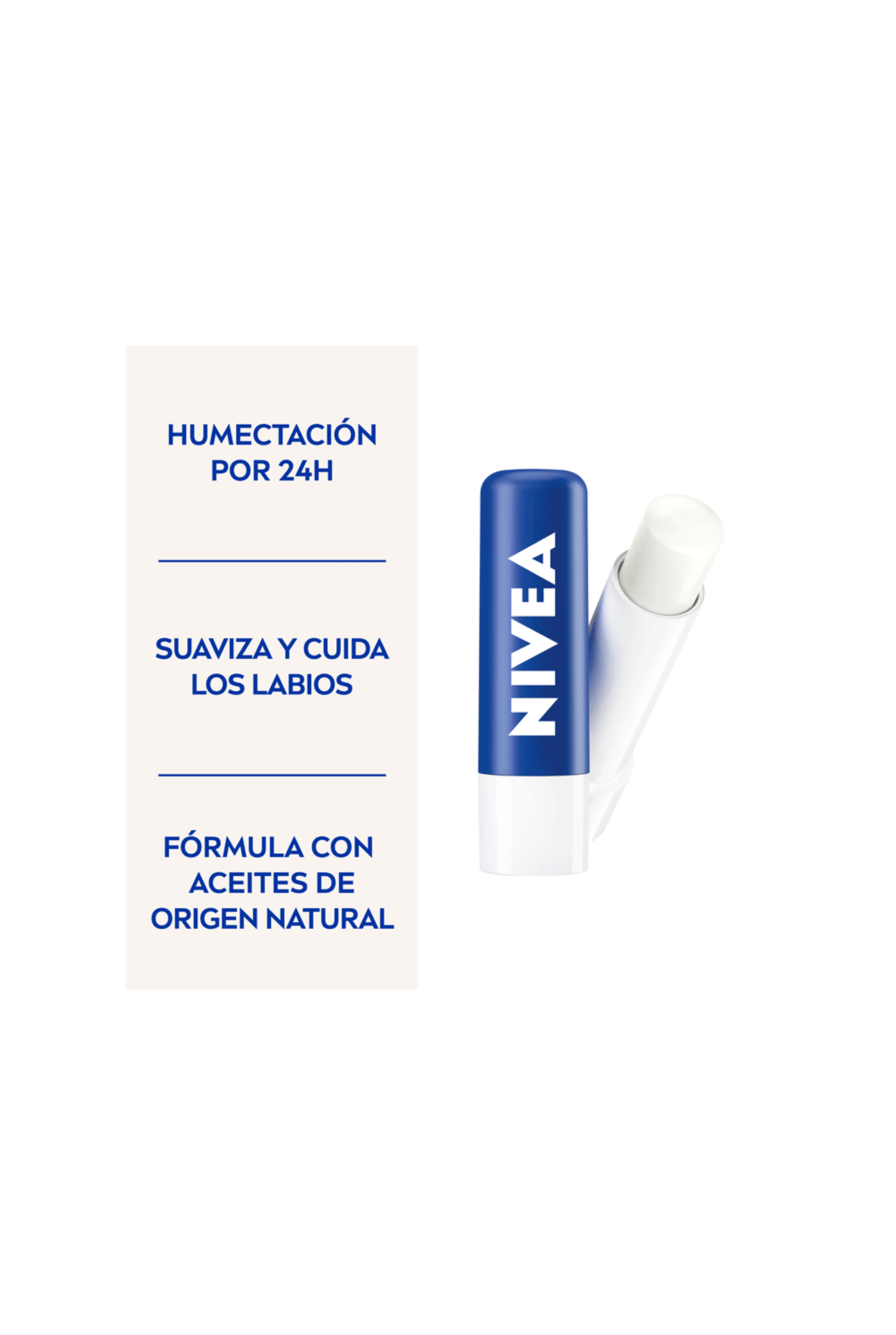 Protector Labial Humectante Nivea Essential Original x 4,8 grs ...
