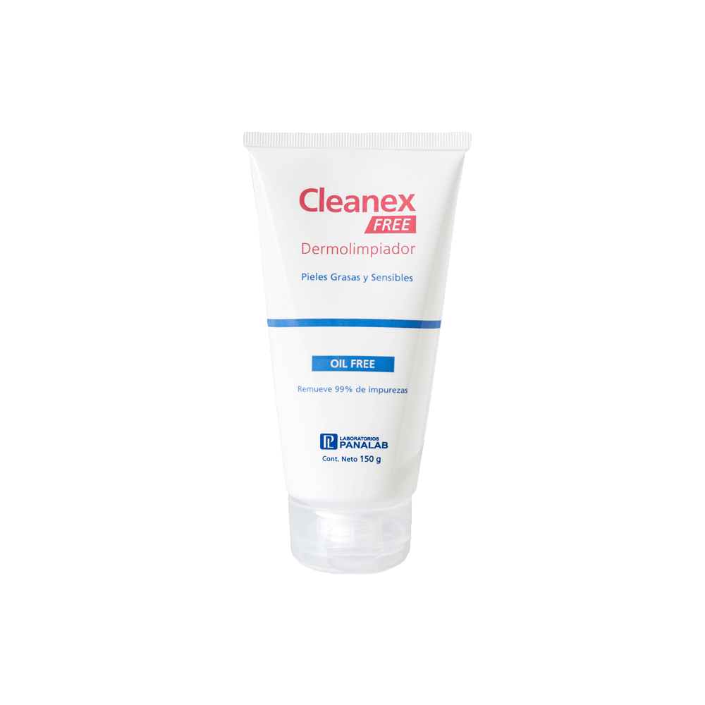 Gel Limpiador Facial Cleanex Free x 150 gr - farmaciasdelpueblo