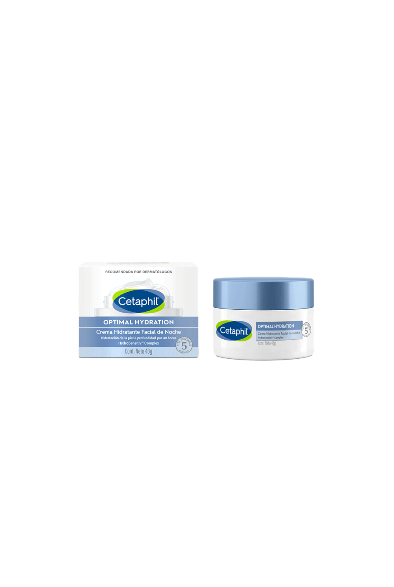 Crema Hidratante Facial Noche Cetaphil Optimal Hydration x 48 gr - farmaciasdelpueblo