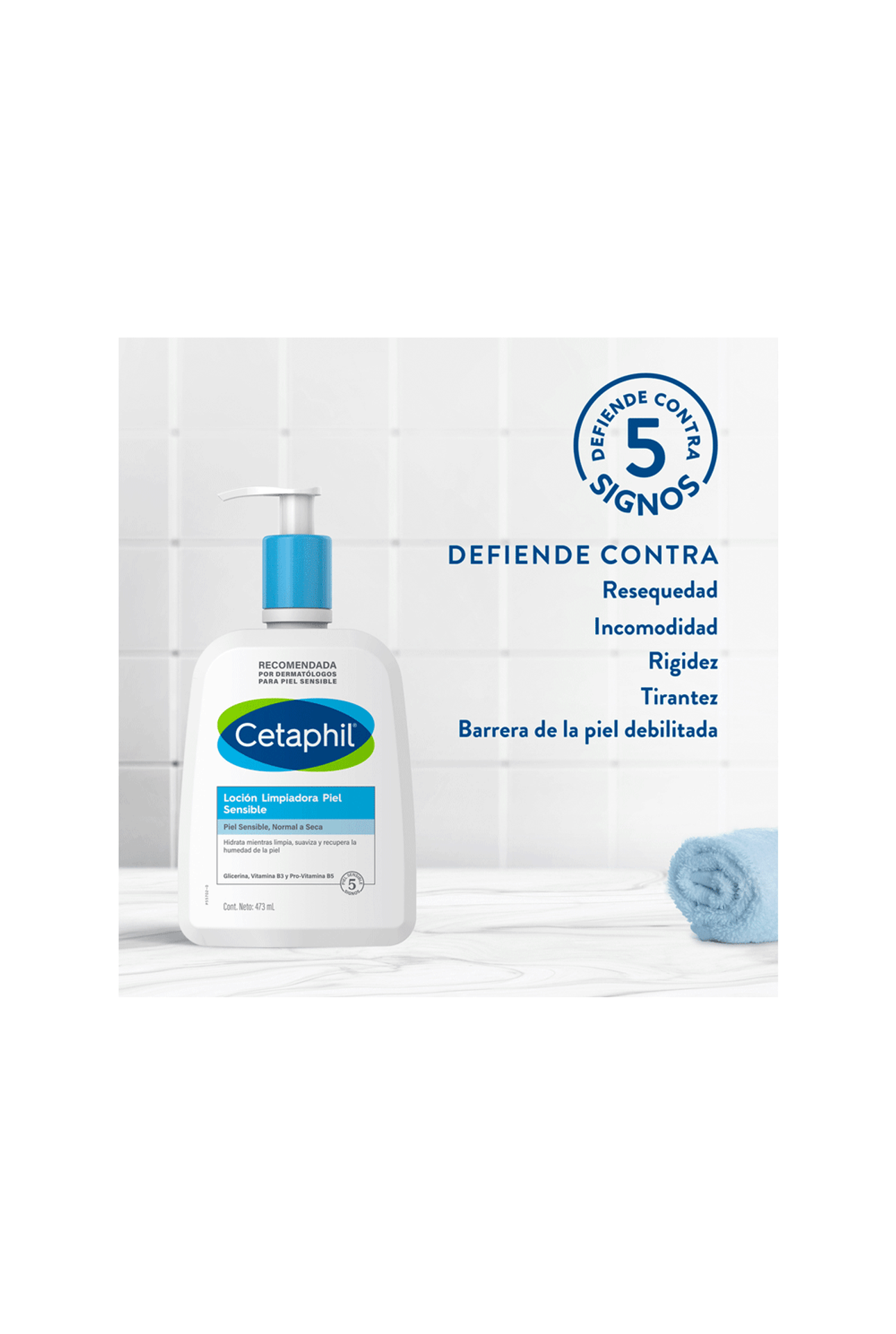 Loción Limpiadora Cetaphil x 473 ml - farmaciasdelpueblo