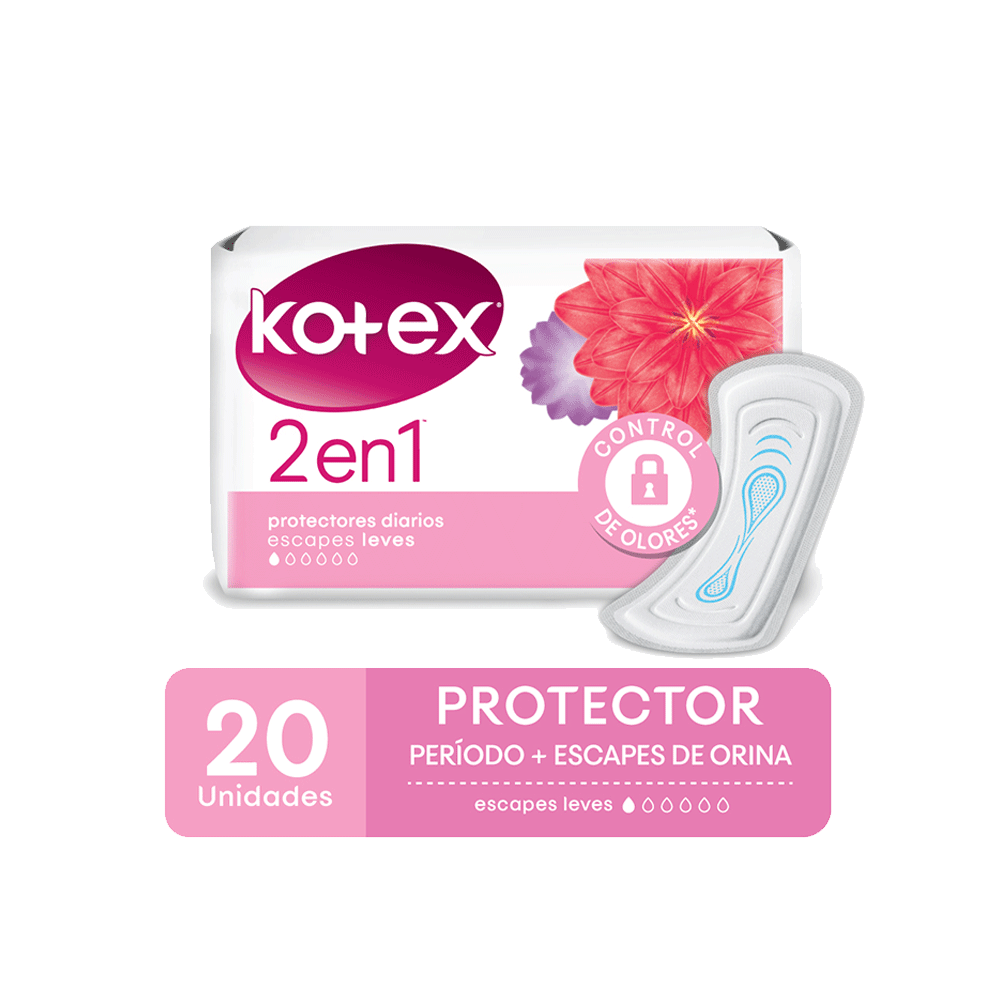 Protector Diario Kotex Duo x 20 Unid - farmaciasdelpueblo