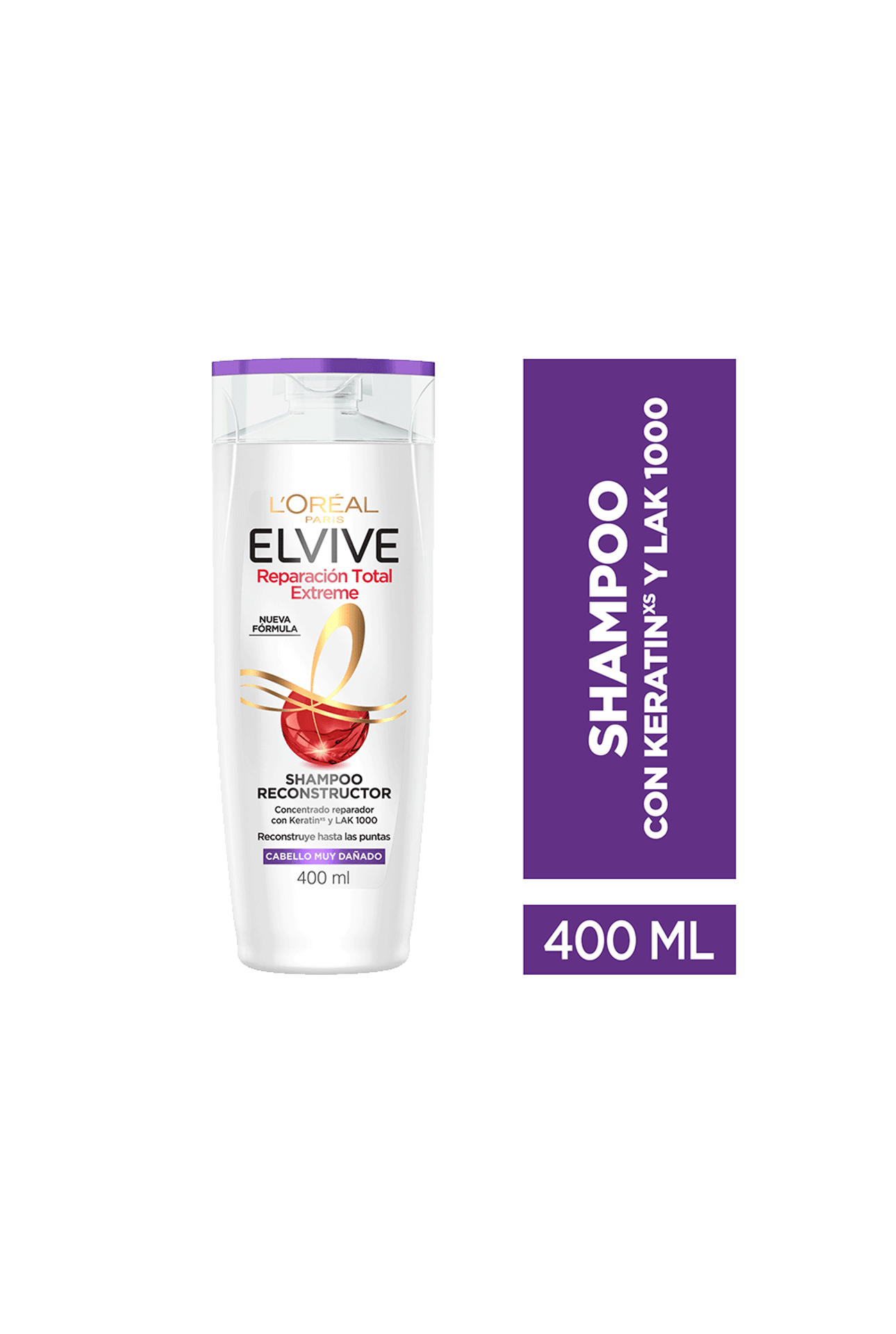 Shampoo Elvive RT Extreme x 400 ml - farmaciasdelpueblo