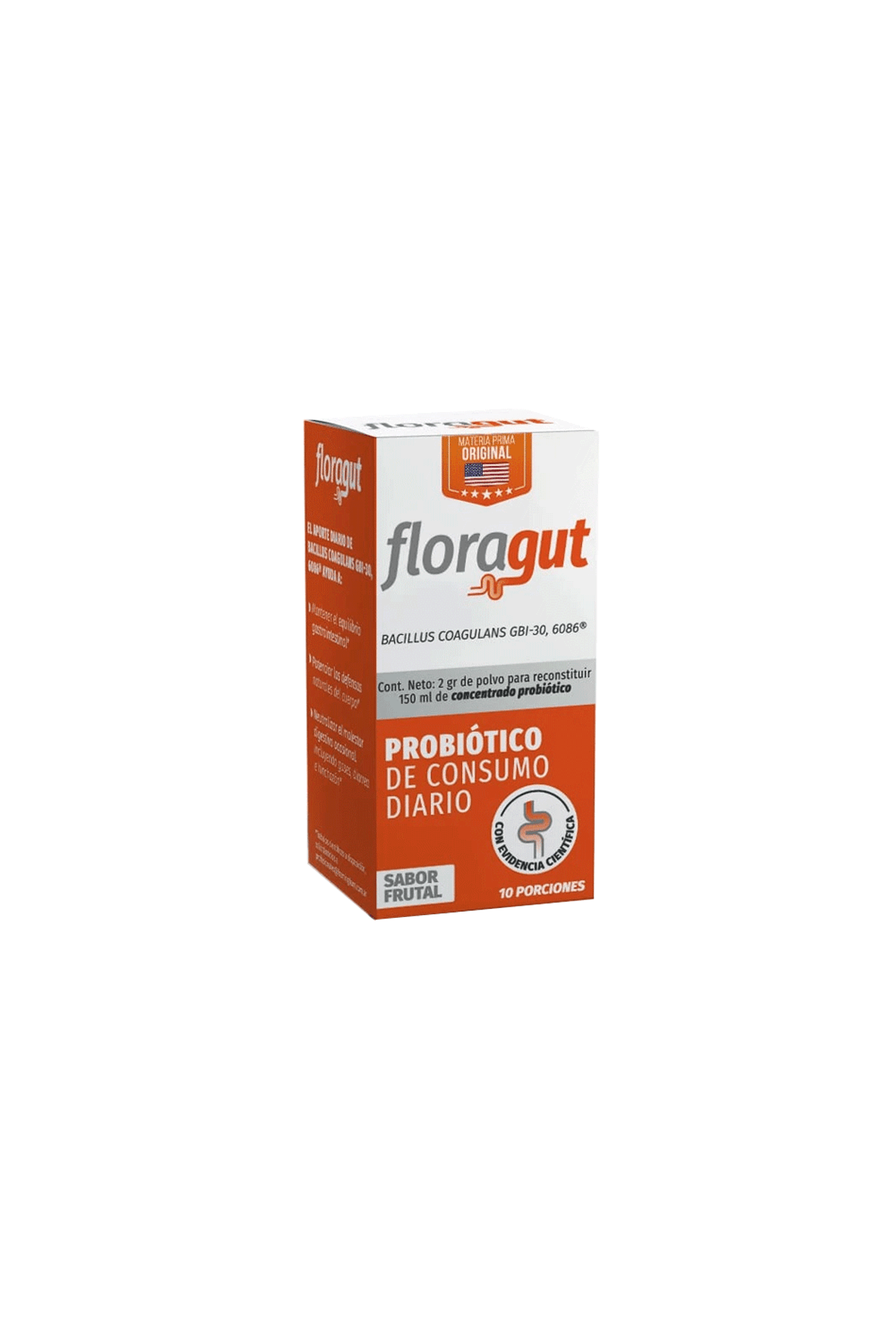 Suplemento Dietario Floragut Probiotico x 2 gr - farmaciasdelpueblo