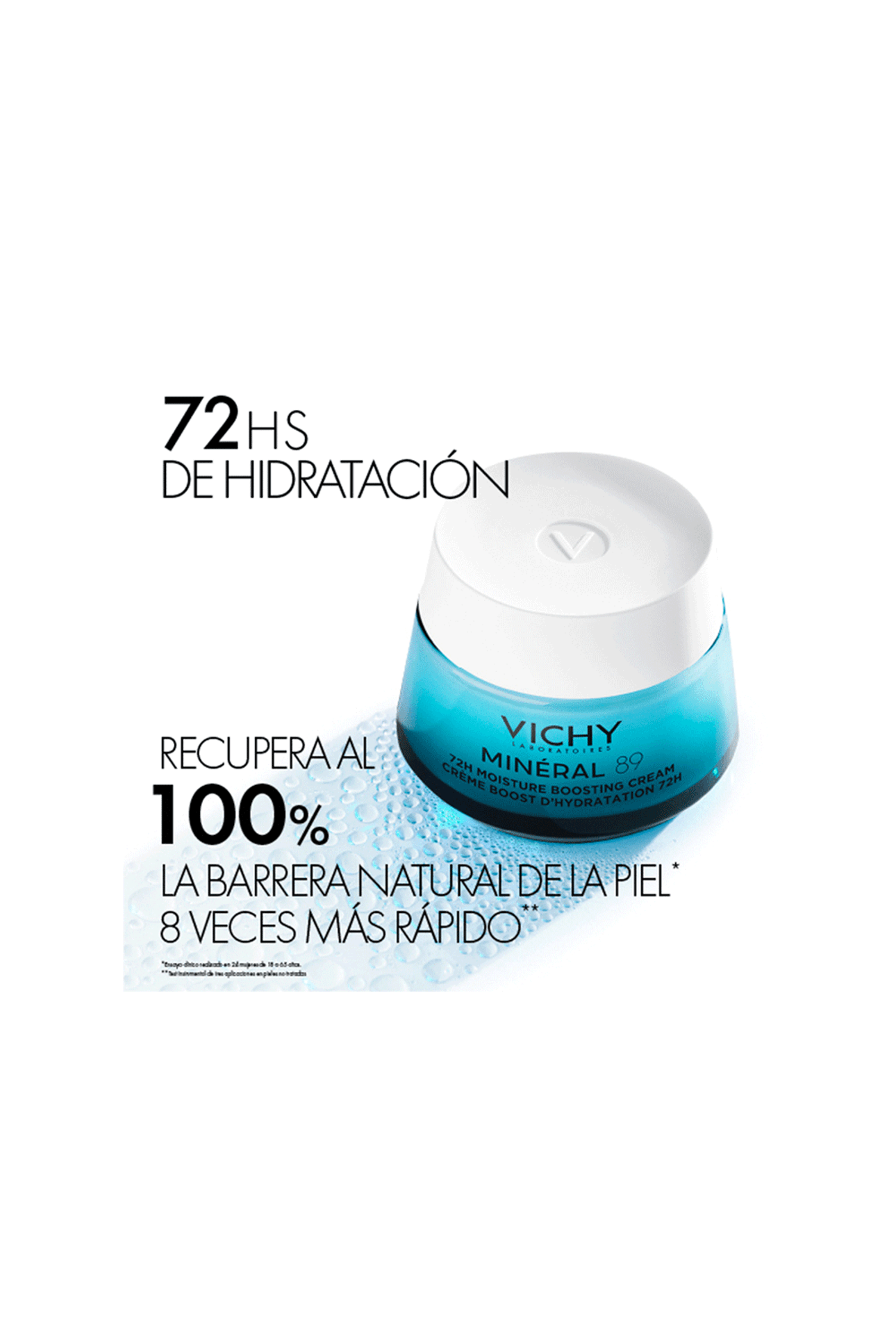 Crema Facial Vichy Minéral 89 sin Fragancia x 50 ml - farmaciasdelpueblo
