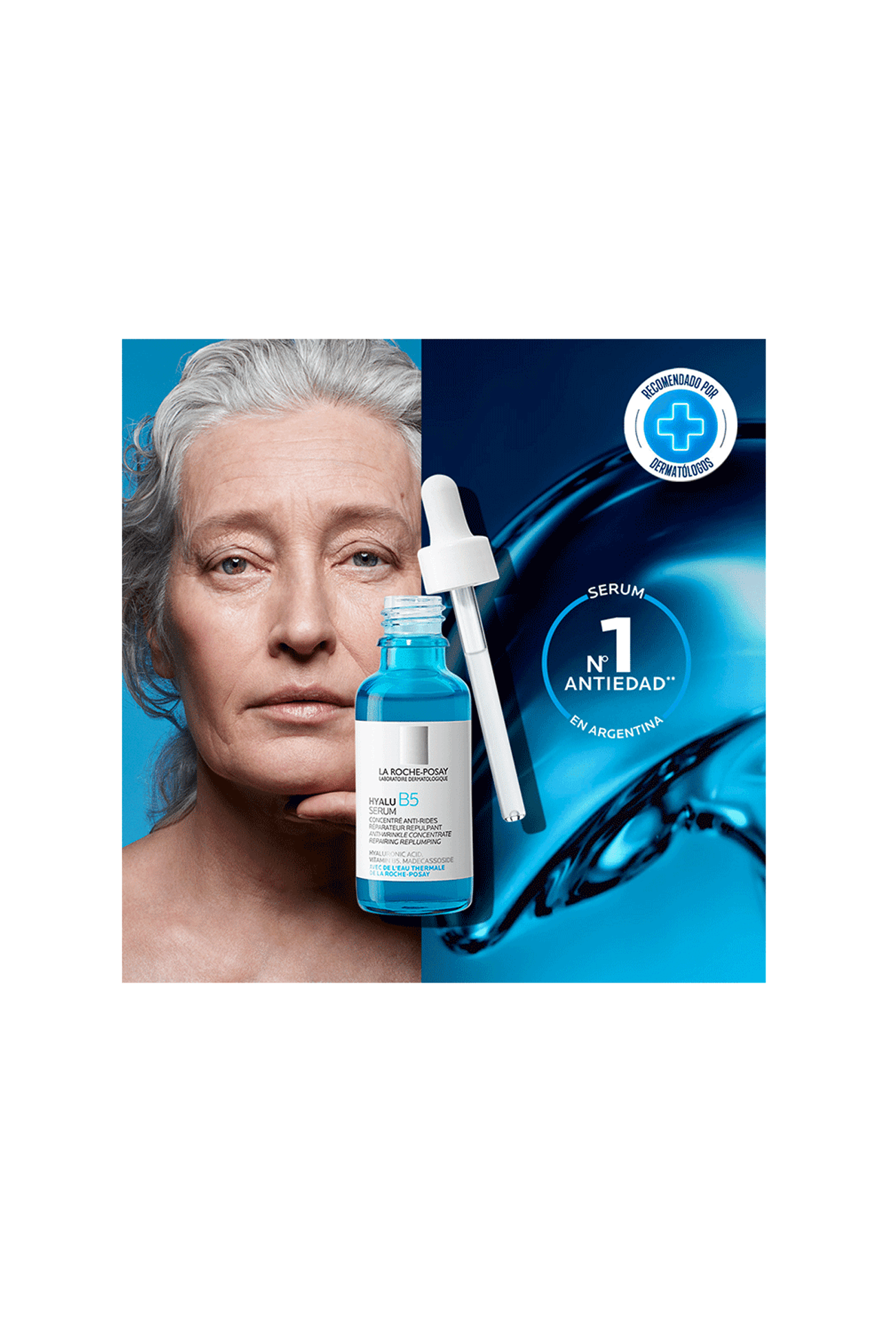 Serum antiedad con ácido hialurónico HYALU B5 de La Roche-Posay x 30 ml ...