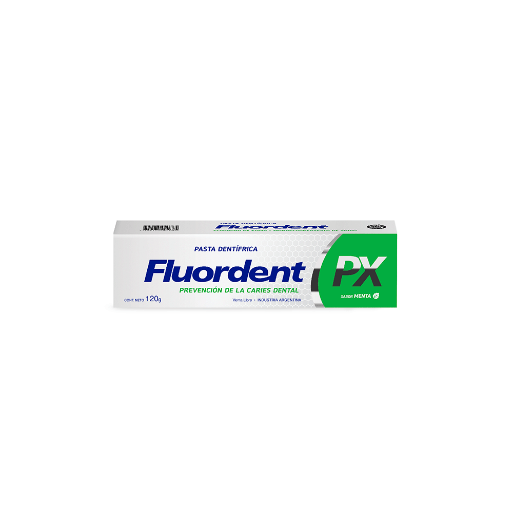 Pasta Dental Anticaries con 1450 ppm flúor Fluordent PX x 120 gr ...