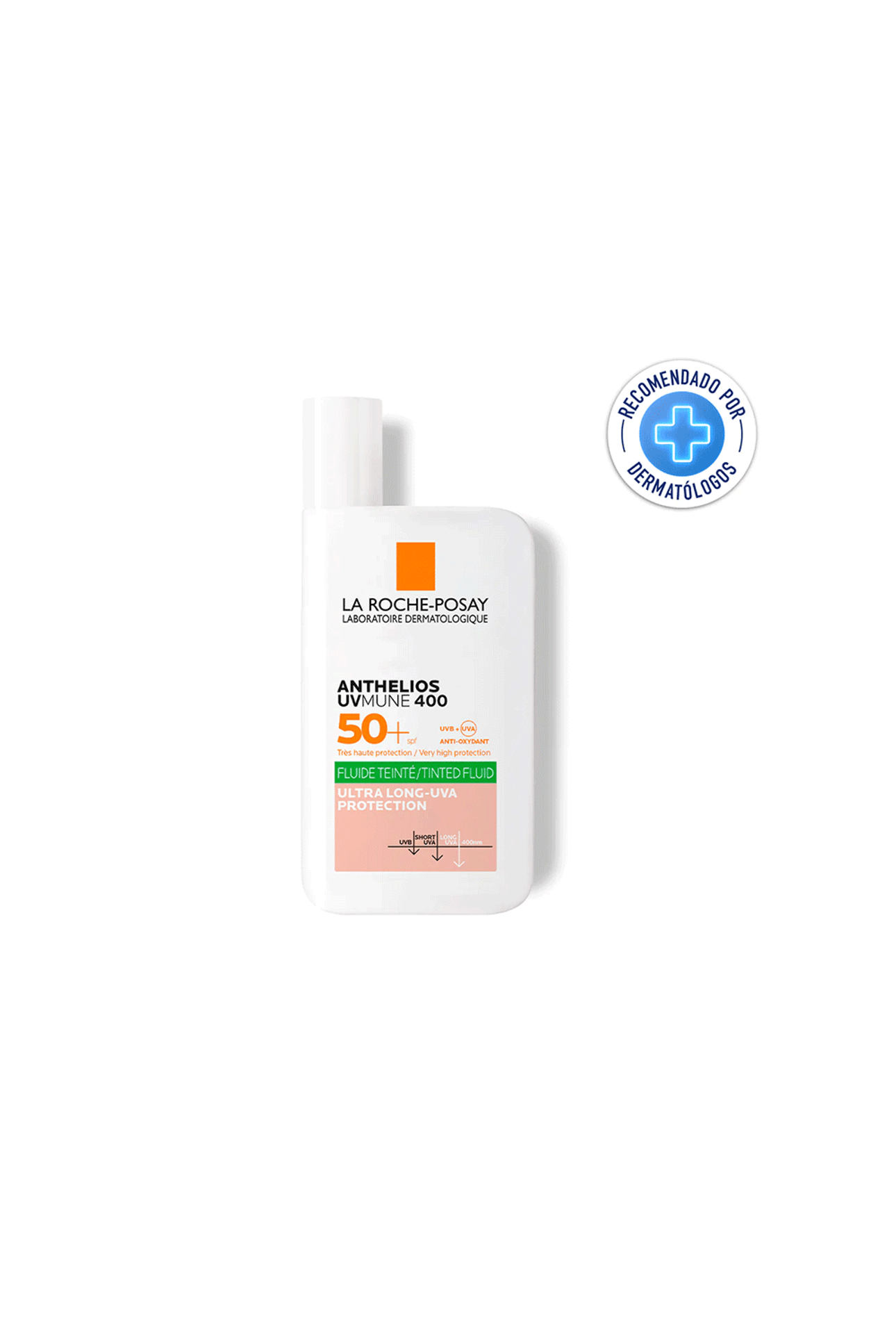 Protector Solar La Roche-Posay Anthelios UVMUNE 400 con Color FPS50+ x ...