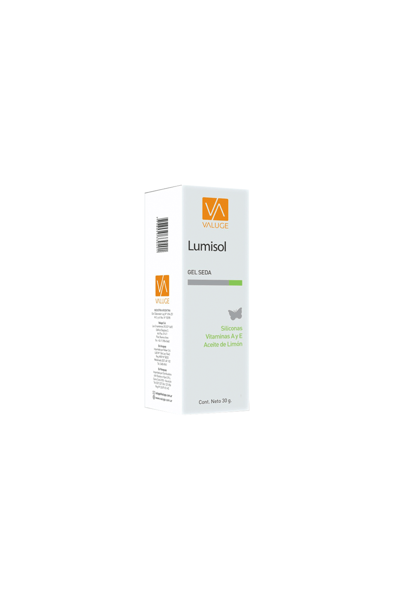 Gel Seda Valuge Lumisol x 30 gr - farmaciasdelpueblo