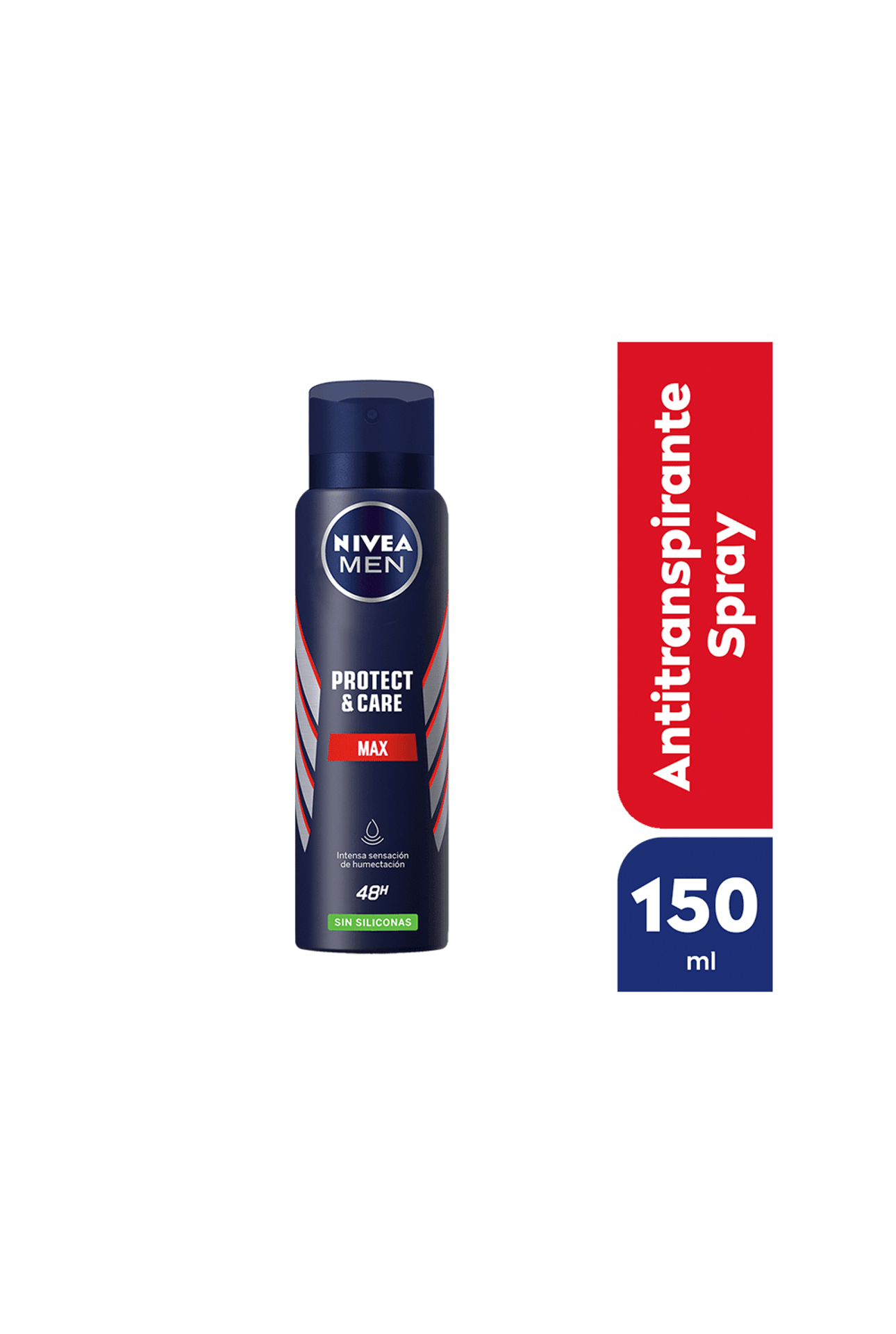 Desodorante Nivea Men Protect & Care Max Sin siliconas x 150 ml - farmaciasdelpueblo