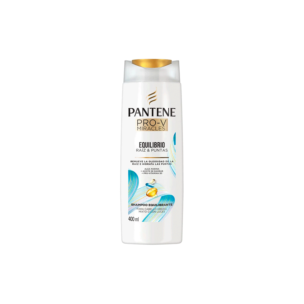 Shampoo Pantene Pro-V Miracles Equilibrio x 400 ml - farmaciasdelpueblo