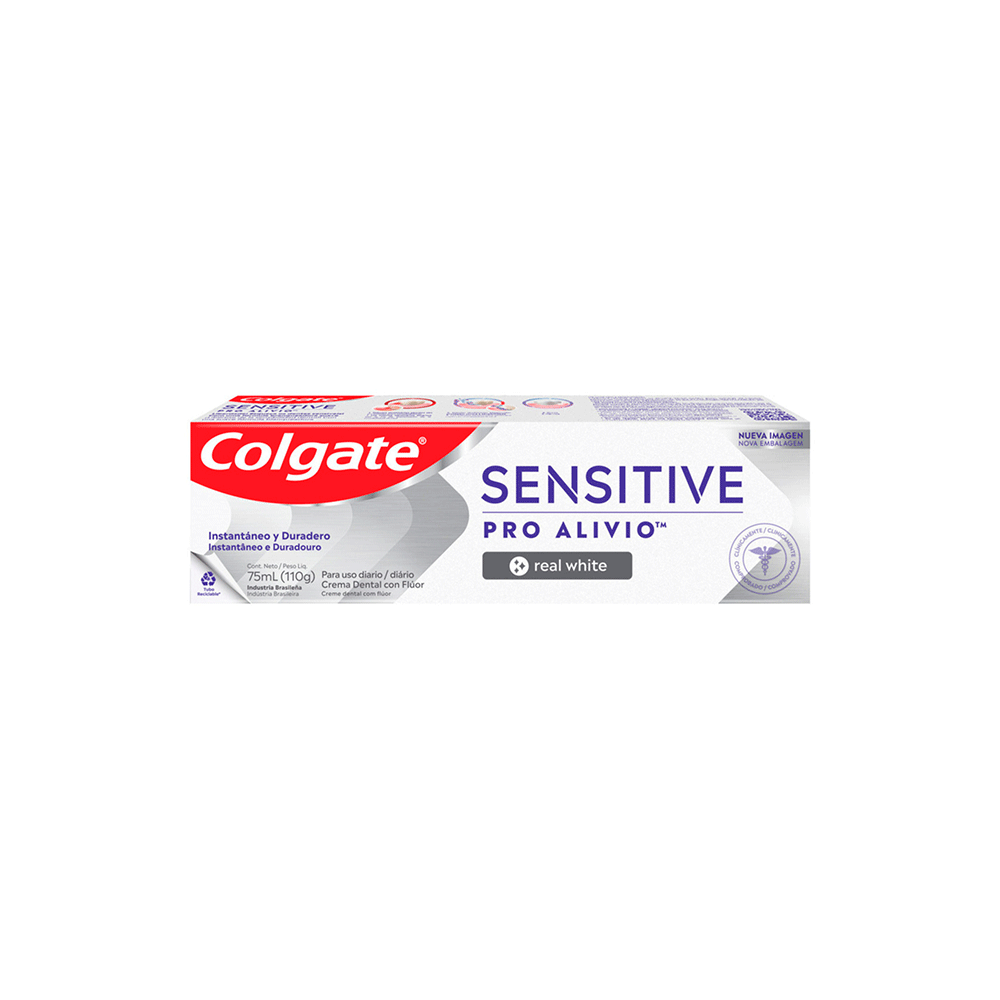 Crema Dental Colgate Sensitive Pro-Alivio Real White x 110 gr ...