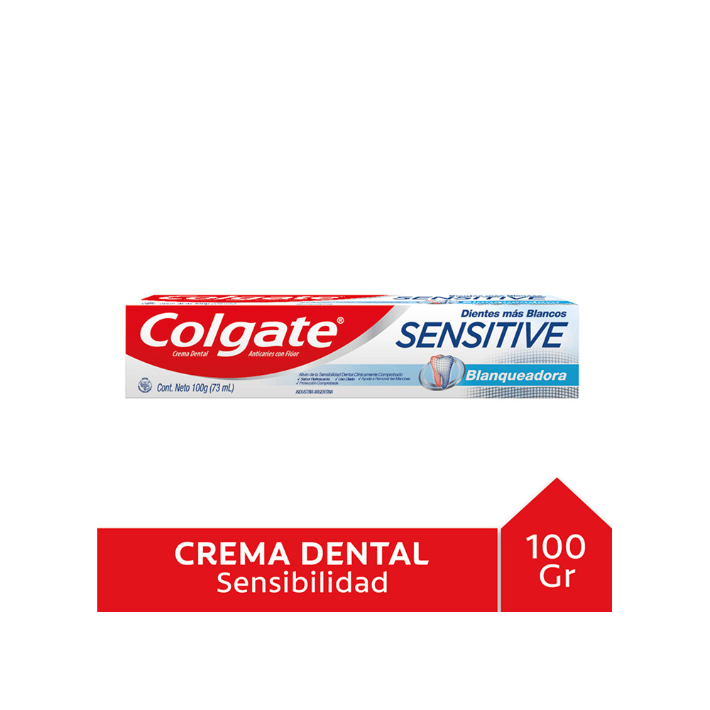 Crema Dental Colgate Sensitive Whitening x 100 gr - farmaciasdelpueblo
