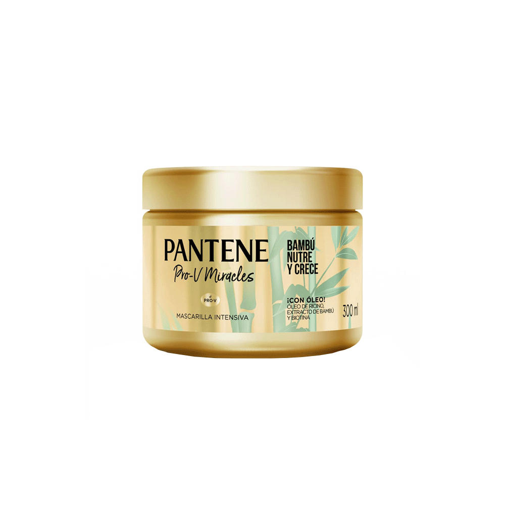 Tratamiento Capilar Pantene Pro-V Miracles Bambu Mascarilla x 300 ml - farmaciasdelpueblo