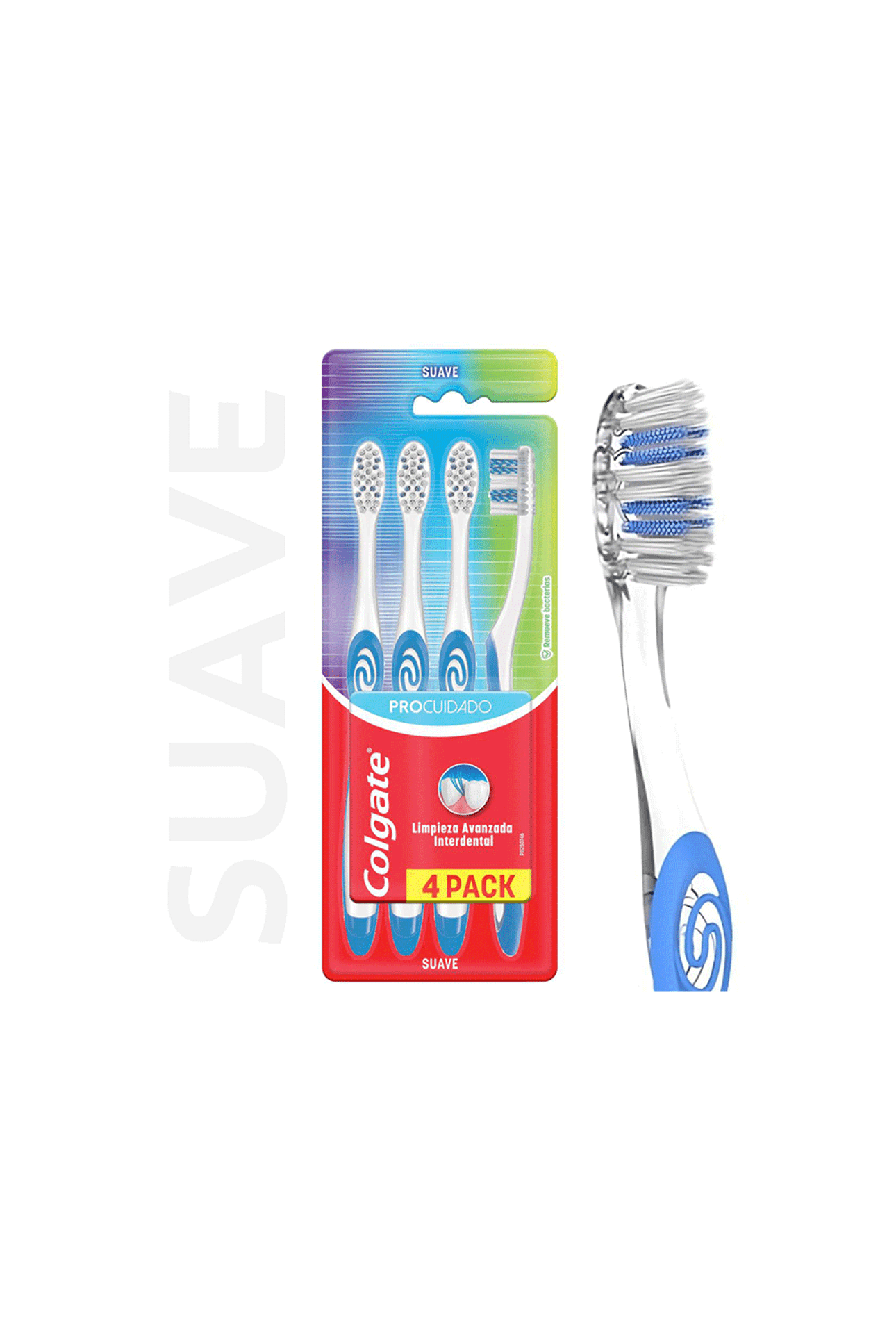 Cepillo De Dientes Colgate Pro Cuidado Suave x 4 unid - farmaciasdelpueblo