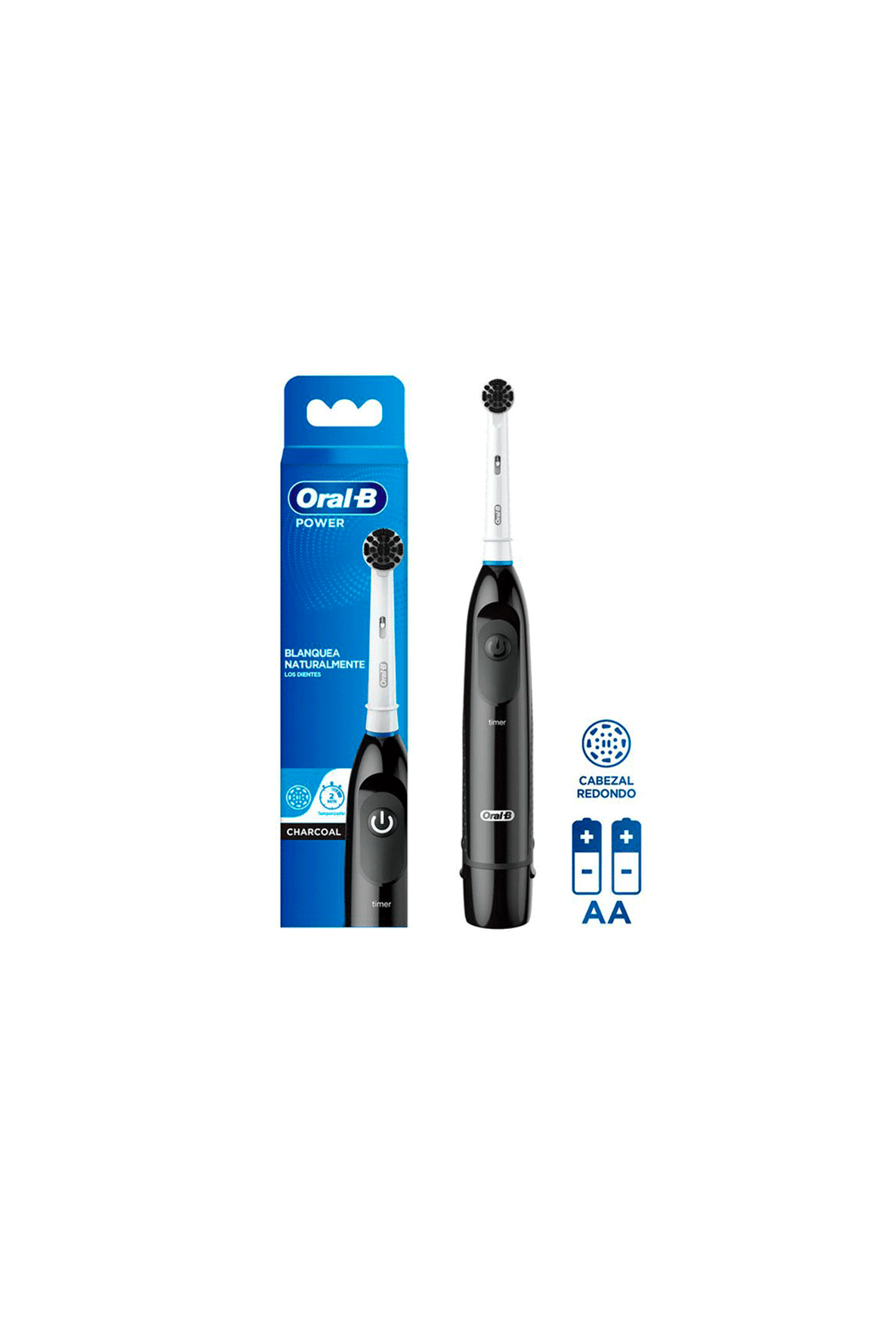 Cepillo Dental Eléctrico Oral B Power Charcoal - farmaciasdelpueblo
