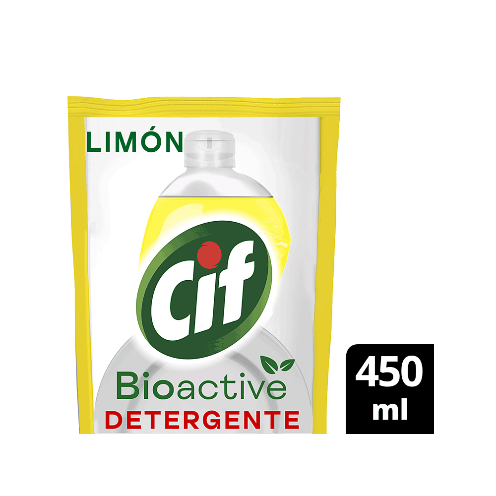Detergente Cif Bio Active Limon x 450ml - farmaciasdelpueblo