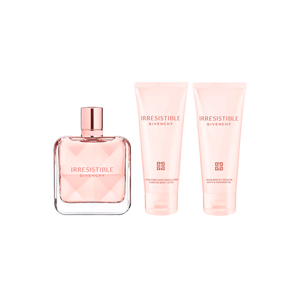 Estuche Givenchy Irresistible Edp x 80 ml + Body Lotion x + Showner Gel ...